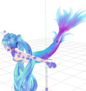 Using BeamMan's fluid2D Creates Fabulous MMD Under Water Scenes